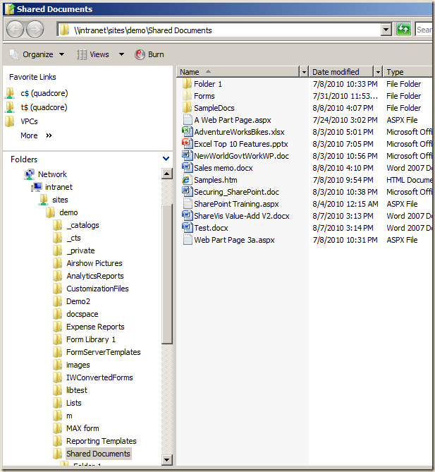 Sharepoint 2010 Windows Explorer View Is Gone Mike Smiths Tech Training Notes Sharepoint